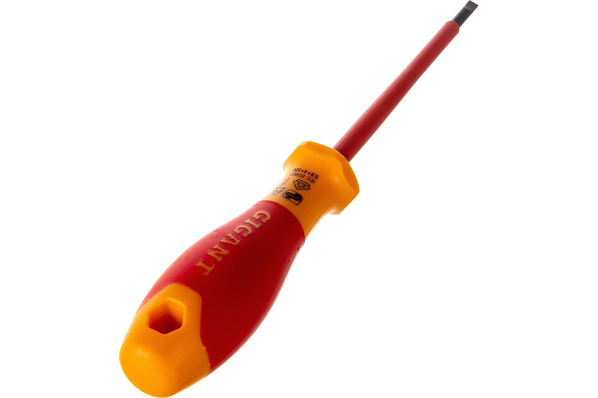 Диэлектрическая отвертка Gigant SL 4.0x100 мм GDS SL 4100 - выгодная ...