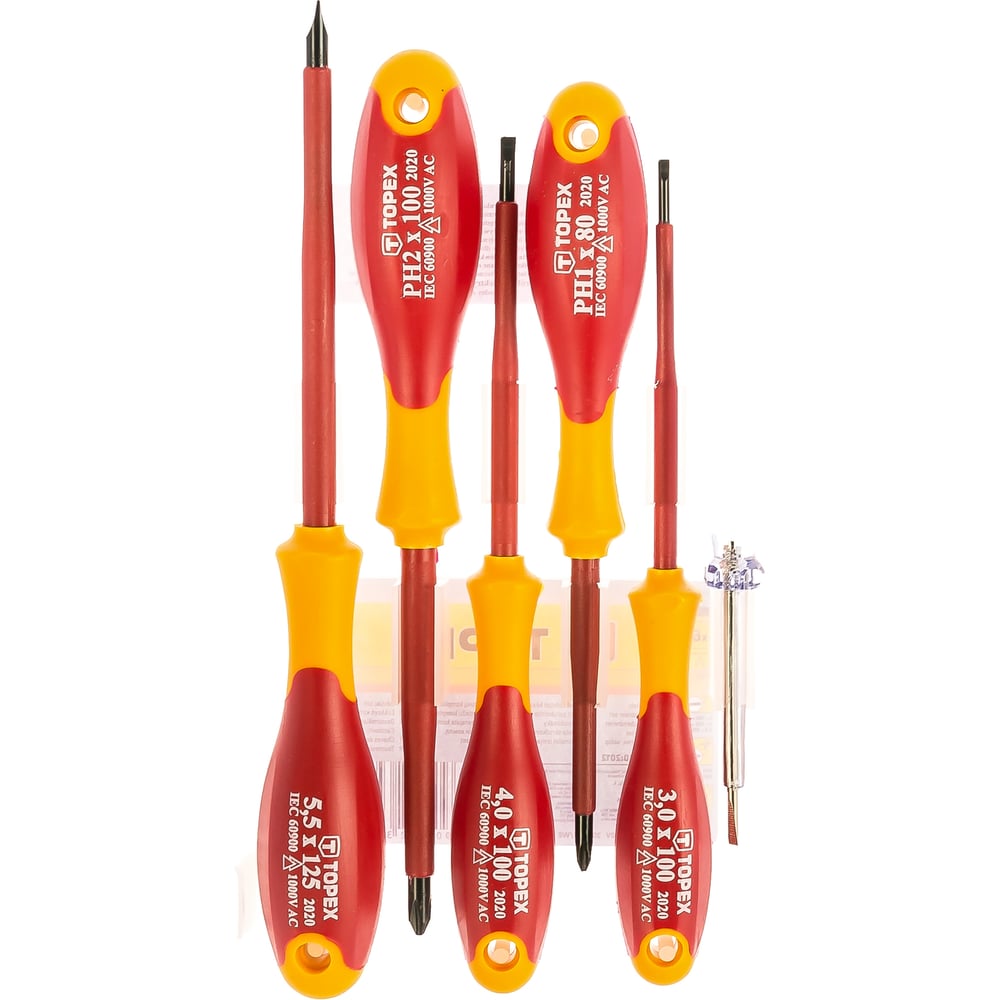 Набор отверток TOPEX 6 шт. 39D150 - выгодная цена, отзывы ...
