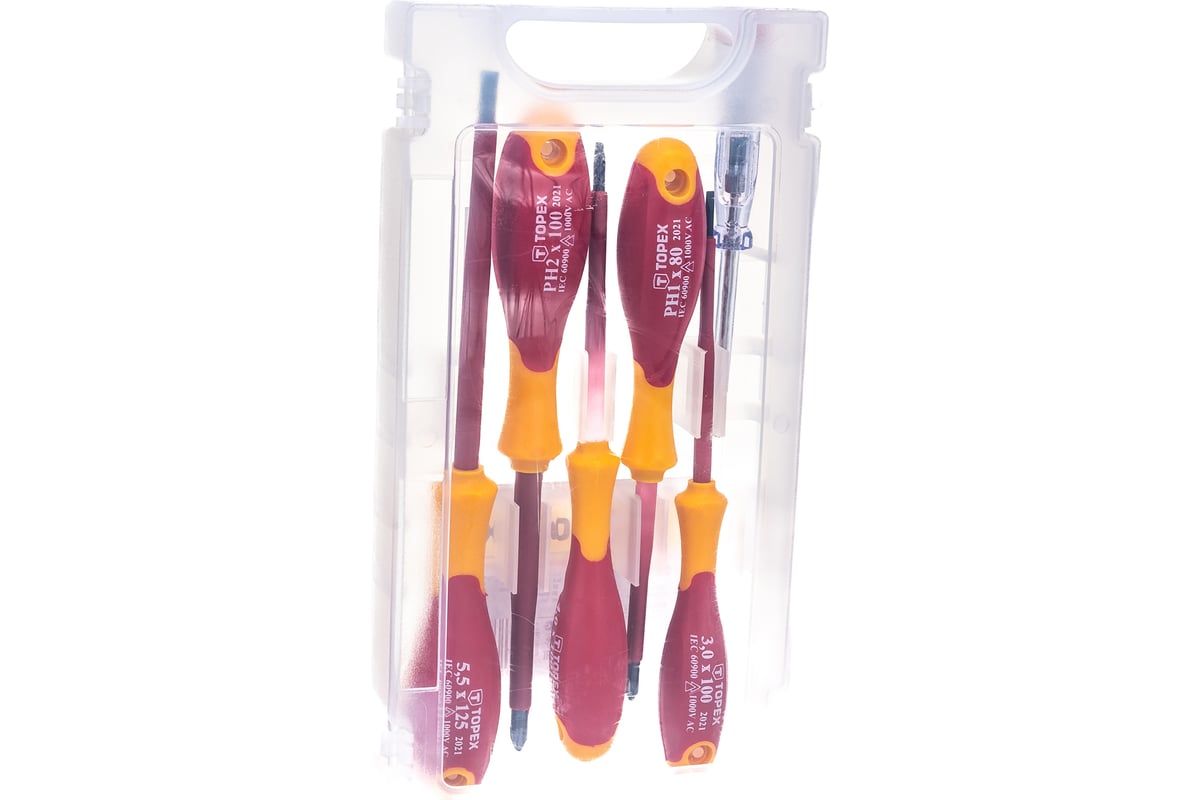 Набор отверток TOPEX 6 шт. 39D150 - выгодная цена, отзывы ...