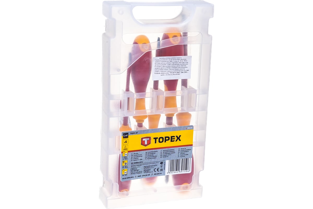 Набор отверток TOPEX 6 шт. 39D150 - выгодная цена, отзывы ...