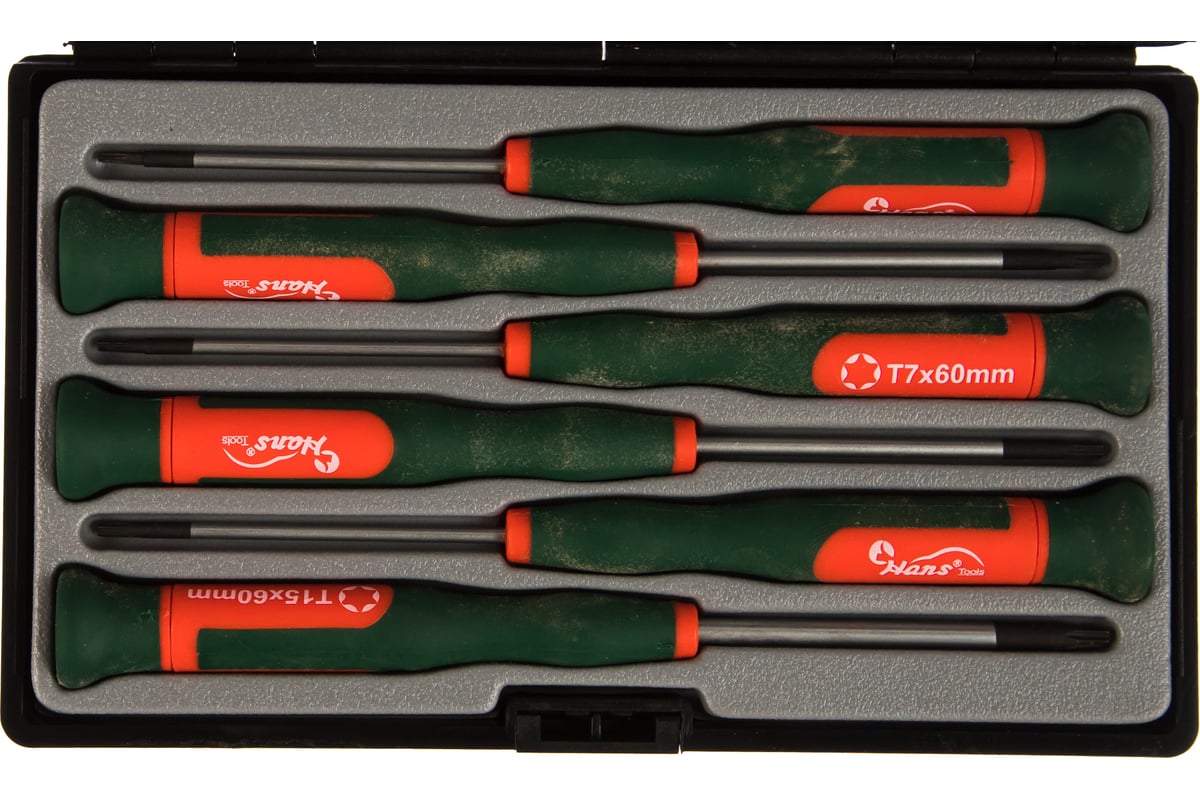 Набор отверток для точной механики TORX Hans 06141-6 - выгодная цена ...