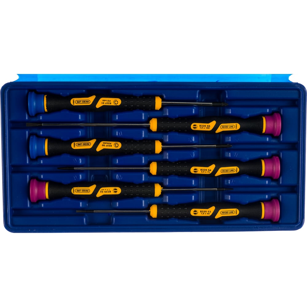 Набор часовых отверток РZ+ШЛИЦ, 6шт NAREX Micro Line Profi 862652 - выгодная цена, отзывы ...