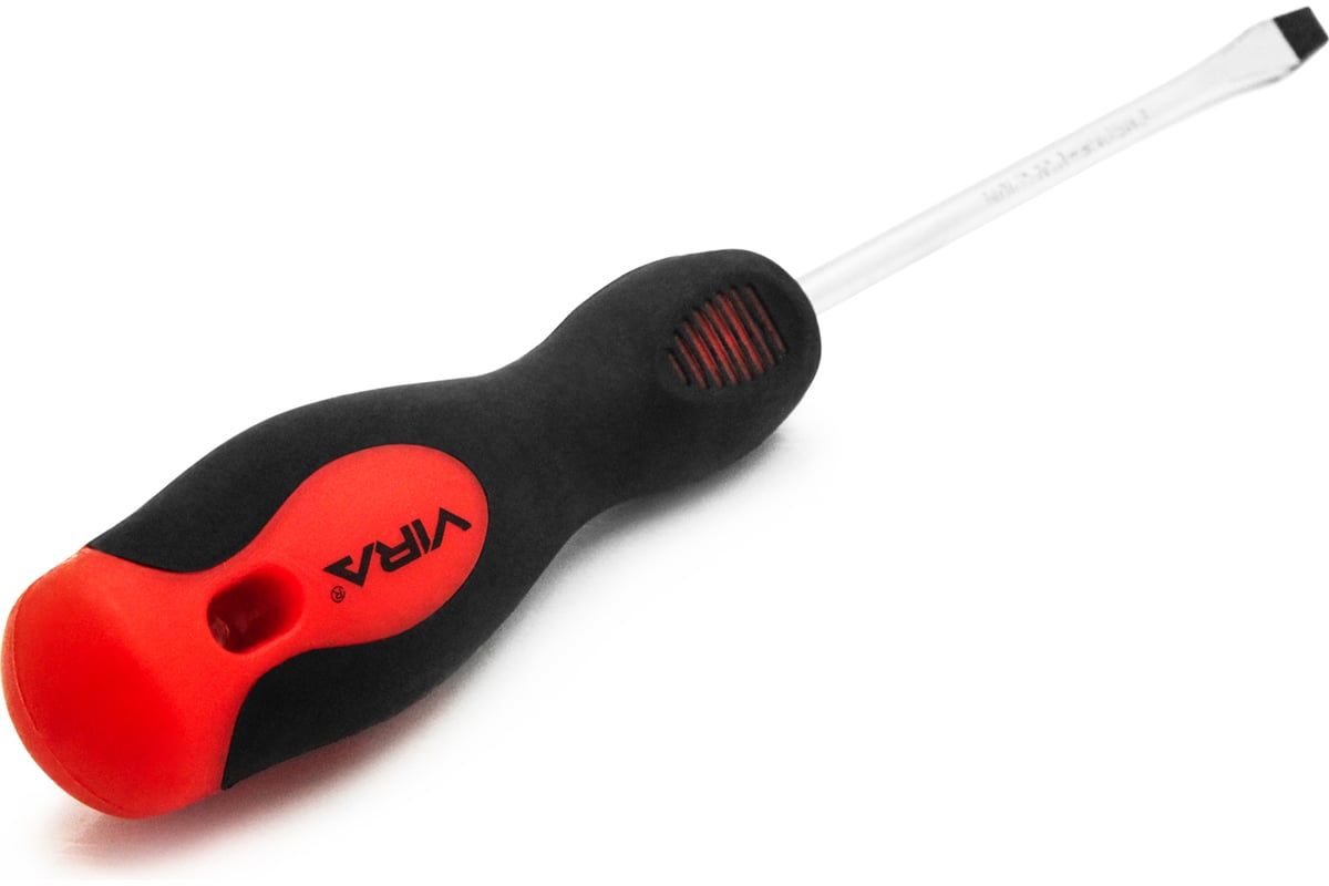 Шлицевая отвертка Vira SL5X150 мм 395150 - выгодная цена, отзывы ...
