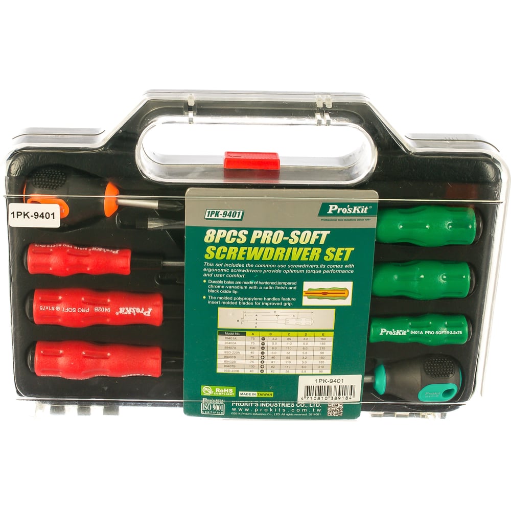 Набор отверток ProsKit 1PK-9401 00253850 - выгодная цена, отзывы ...