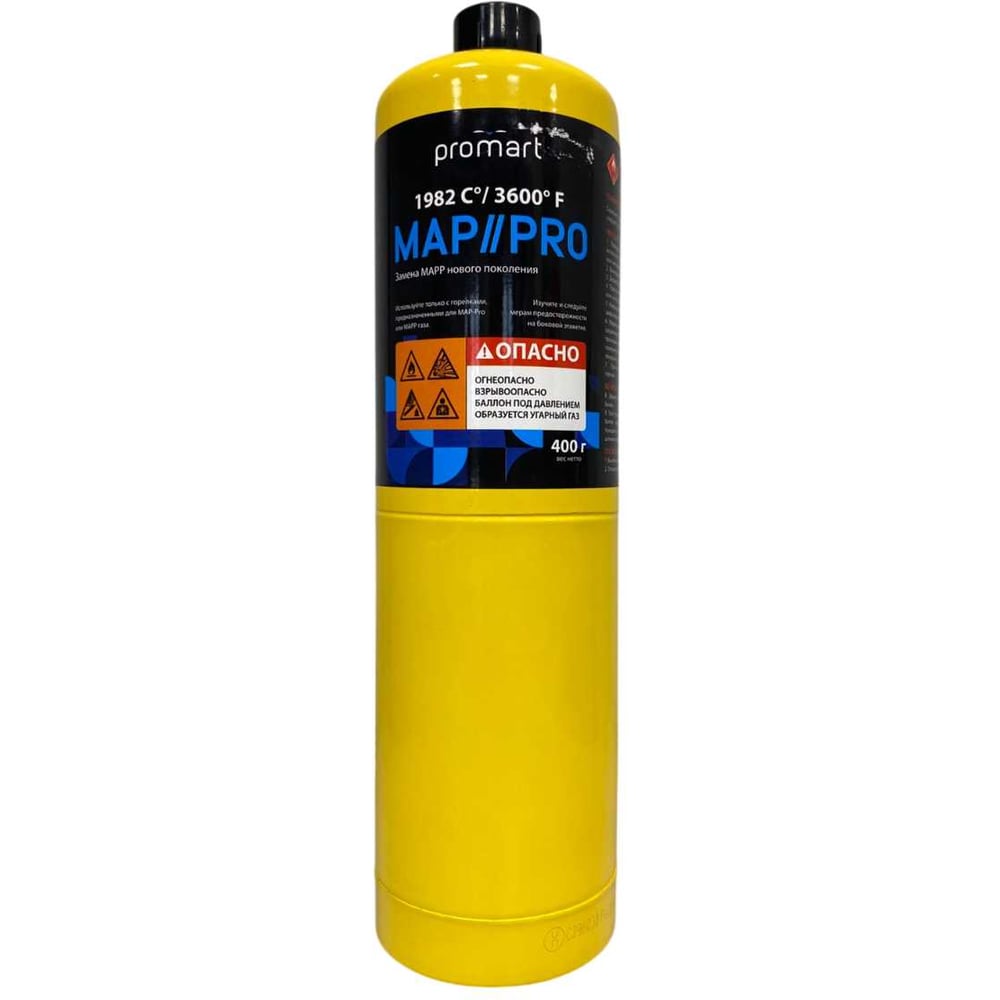 Газ высокоэффективный Promart MAPP GAS (0,400 кг) MPG400 - выгодная ...