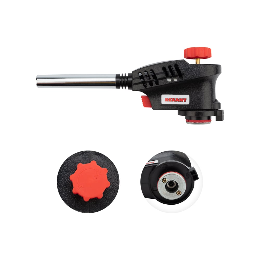 Газовая горелка-насадка Rexant GT-30 с пьезоподжигом паяльного типа 12-0030 - выгодная цена ...