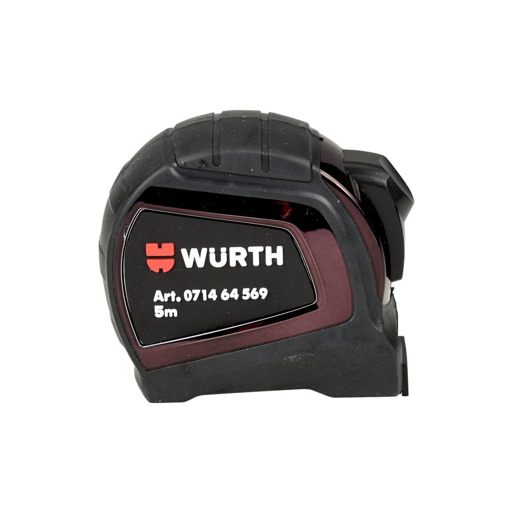 Рулетка 5 м, прорезиненный корпус, с магнитом Wurth 071464 569961 1 ...