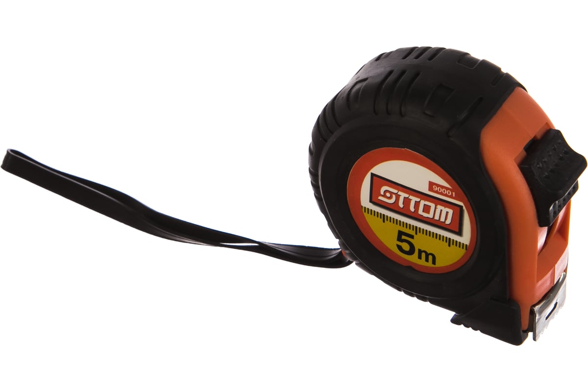 Измерительная рулетка OTTOM 5 метров 5m x 19mm x 0.1mm 90001 - выгодная ...