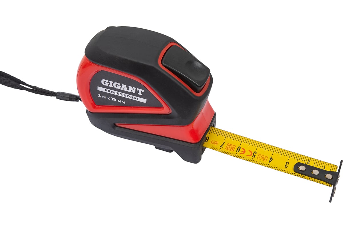 Рулетка Gigant Professional с магнитным зацепом 3м 19мм GPGW-06 ...