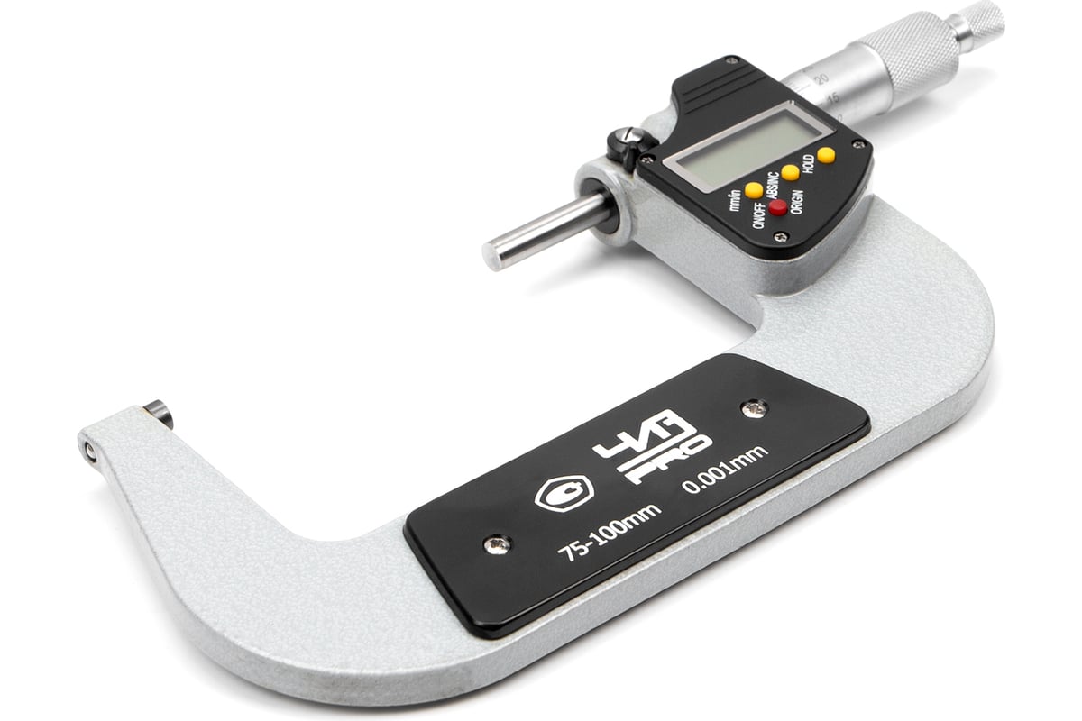 Микрометр ЧИЗ МКЦ-100 0.001, электронный, 4-кн. PRO 423463 - выгодная ...