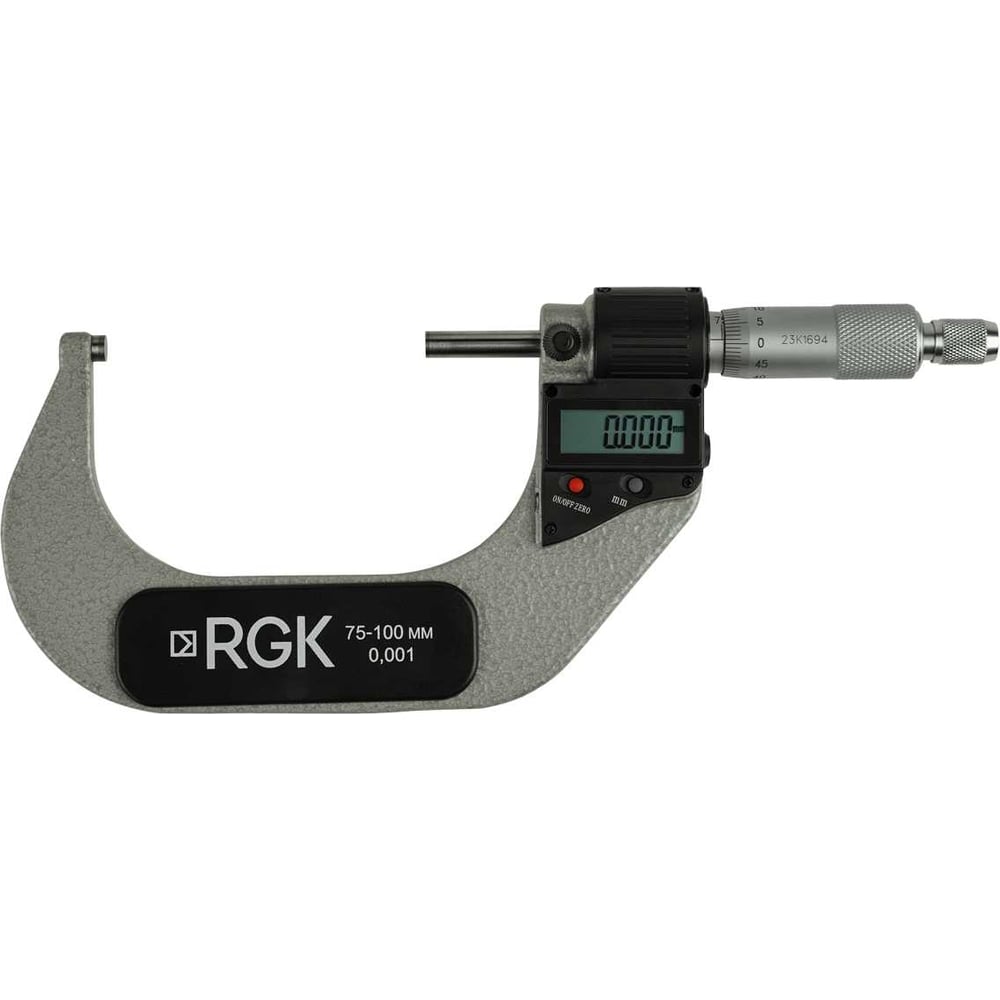 Электронный микрометр RGK MC-100 757058 - выгодная цена, отзывы, характеристики, фото - купить в ...