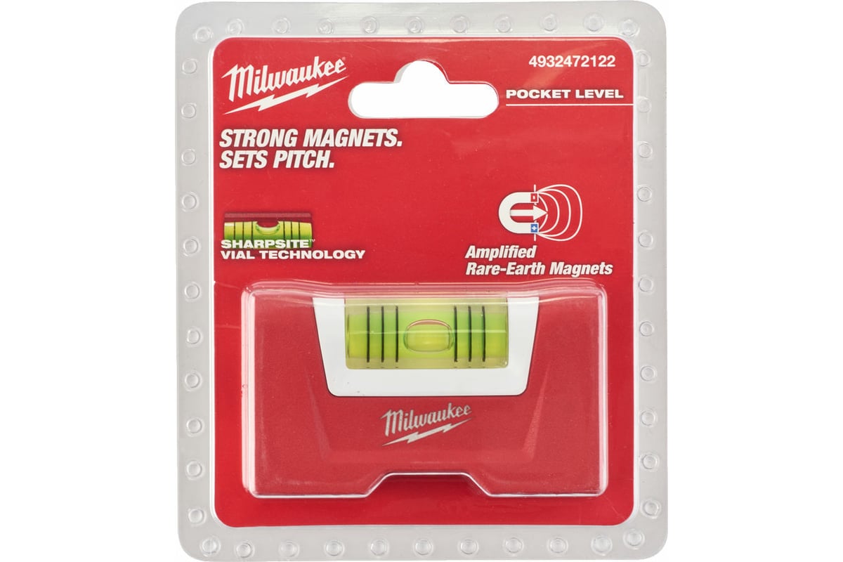 Уровень Milwaukee Torpedo компактный, магнитный 4932472122 - выгодная ...