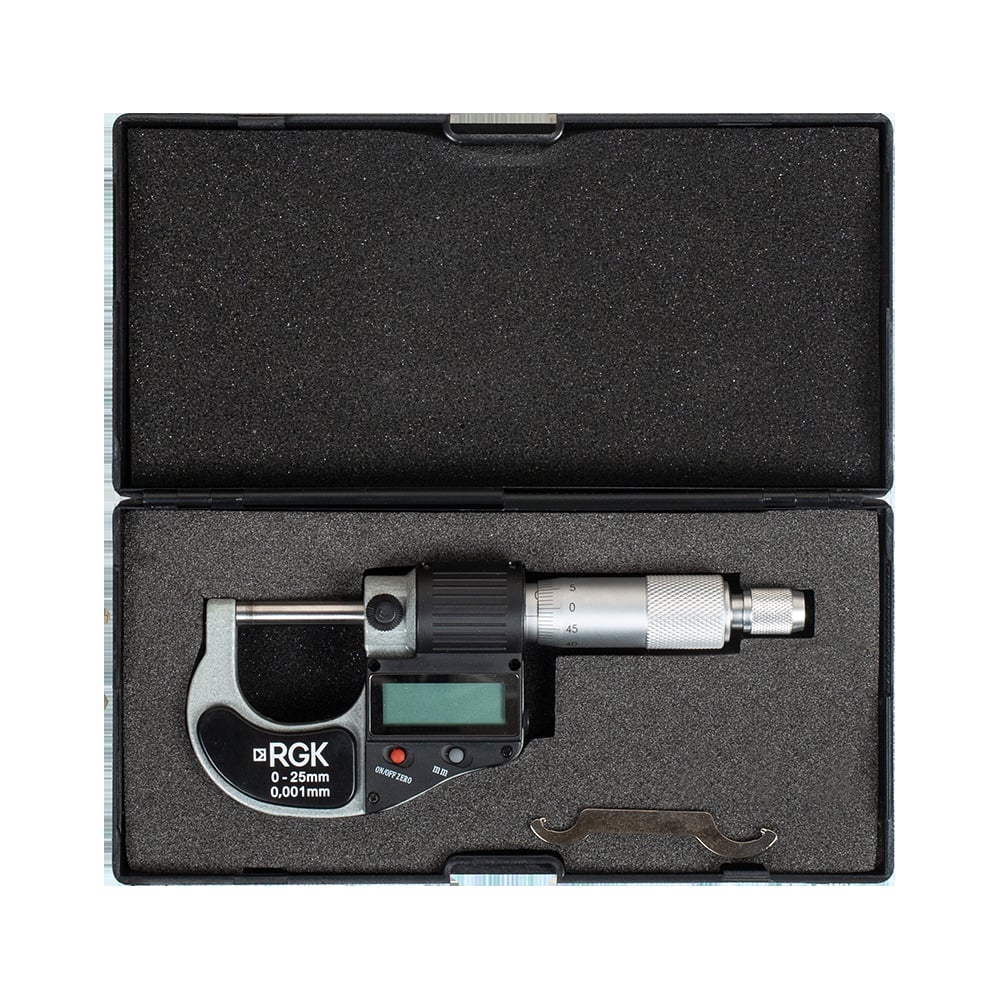 Электронный микрометр RGK MC-25 779562 - выгодная цена, отзывы, характеристики, фото - купить в ...