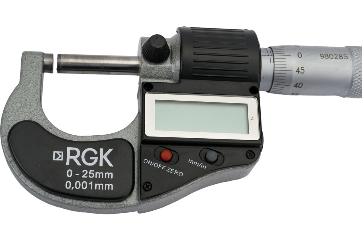 Электронный микрометр RGK MC-25 779562 - выгодная цена, отзывы, характеристики, фото - купить в ...