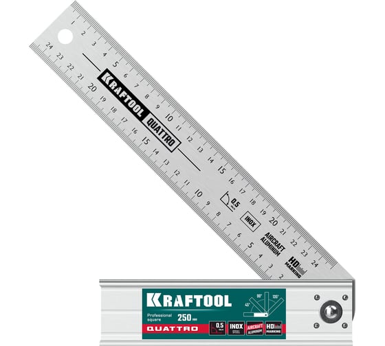 Складной столярный угольник KRAFTOOL Quattro 250 мм 3444 - выгодная ...