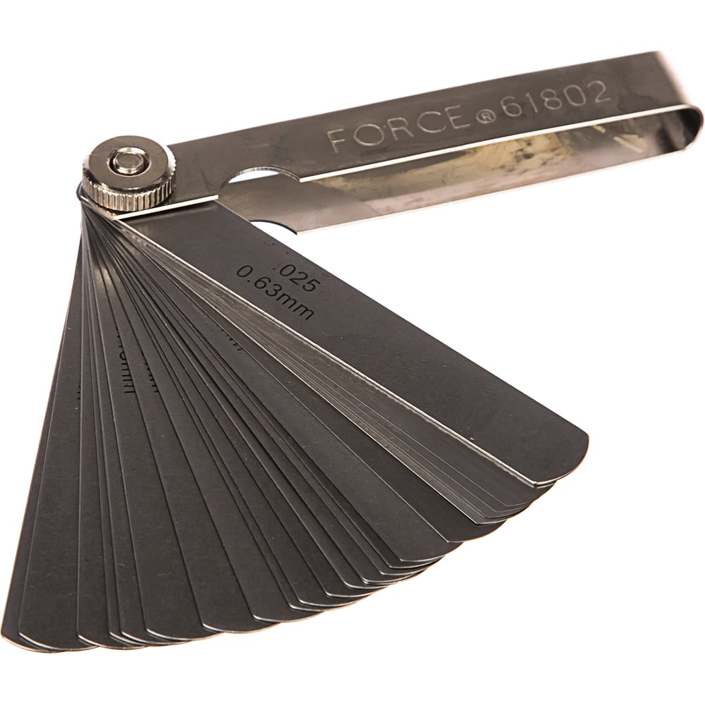 Набор щупов 26шт, 0.04-0.63мм FORCE 61802 - выгодная цена, отзывы ...