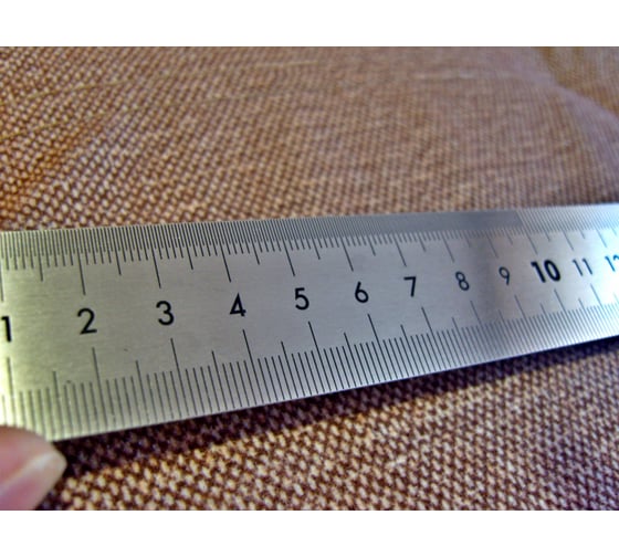 Линейка 500мм (нержавеющая сталь, двухсторонняя шкала) Biber 40164 тов ...