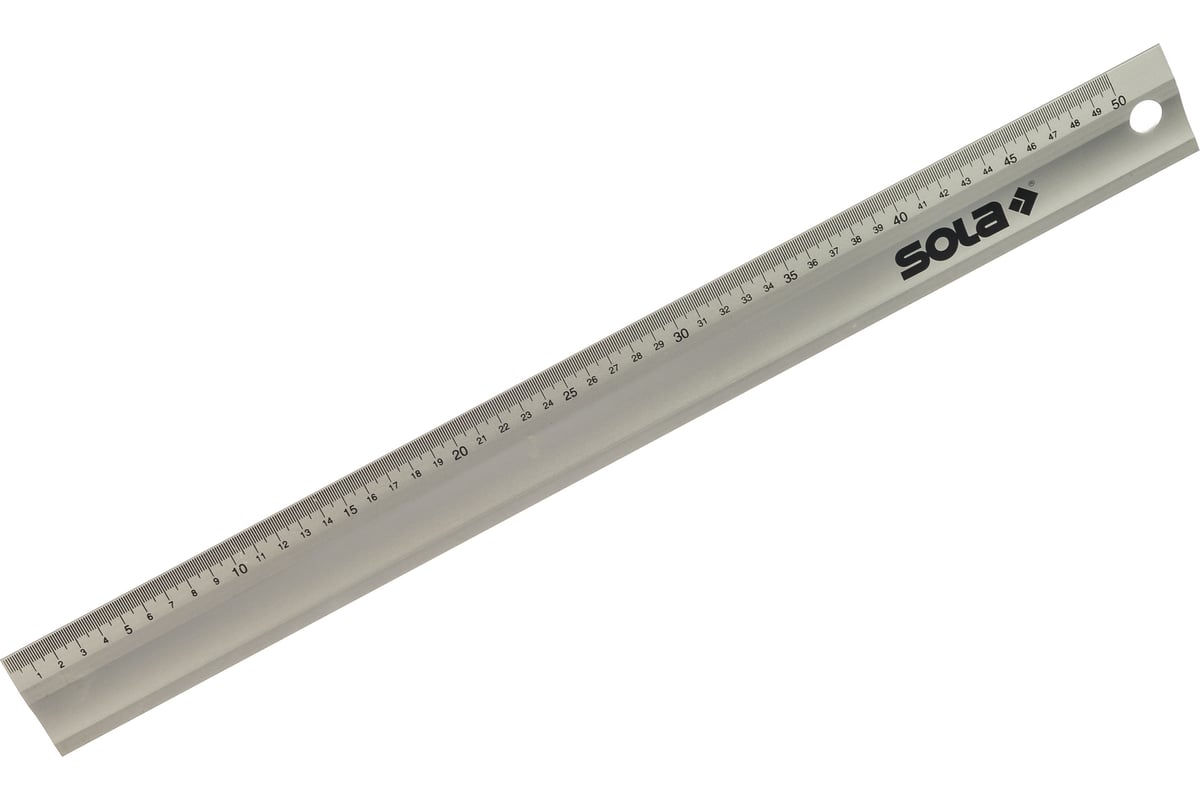 Алюминевая профильная линейка 500 мм SOLA LAB 500 56100401 - выгодная ...