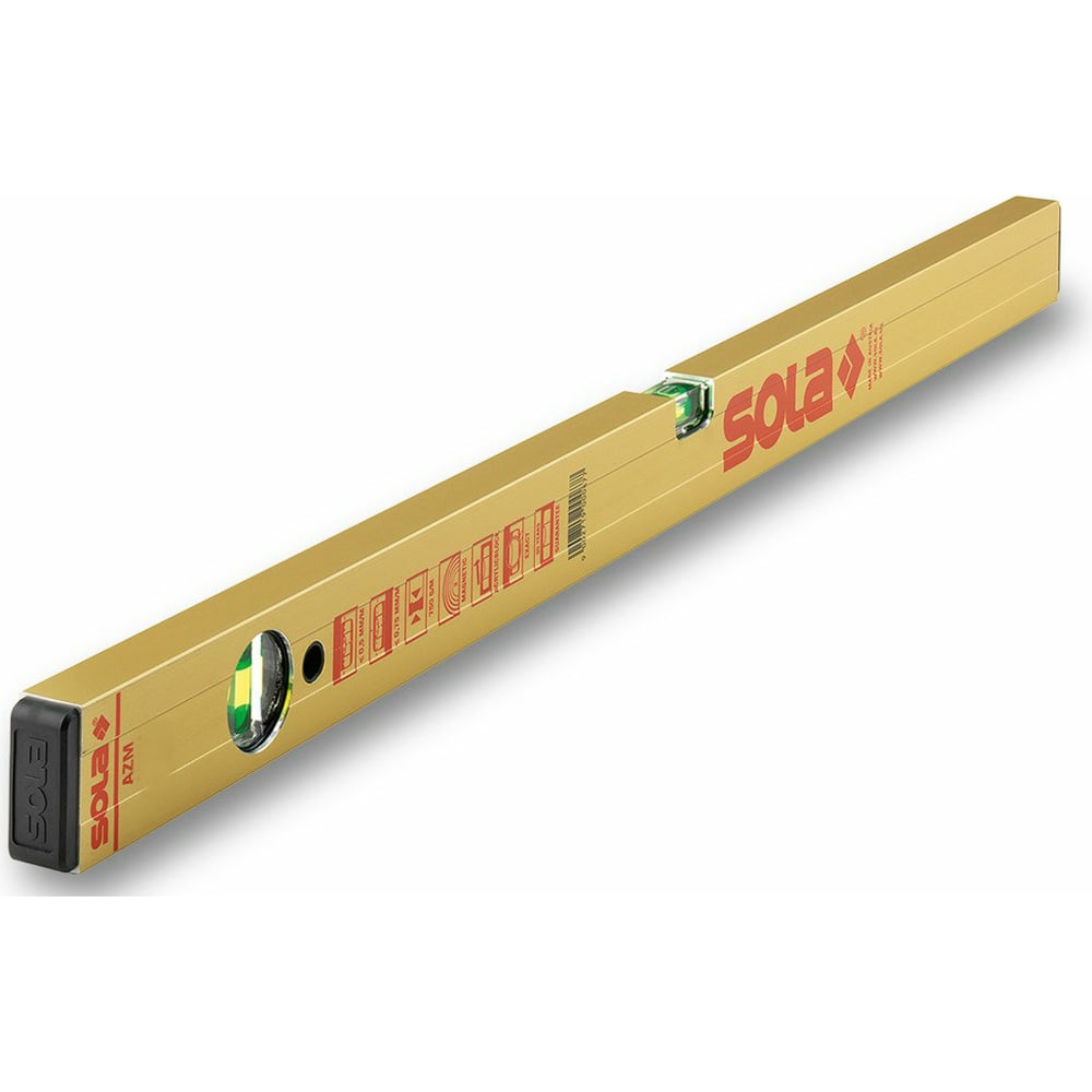 Магнитный уровень, L=100 см, 2 глазка SOLA AZM 100 01181301 - выгодная ...