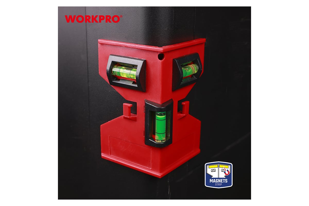Угловой магнитный уровень WORKPRO WP262029 - выгодная цена, отзывы ...