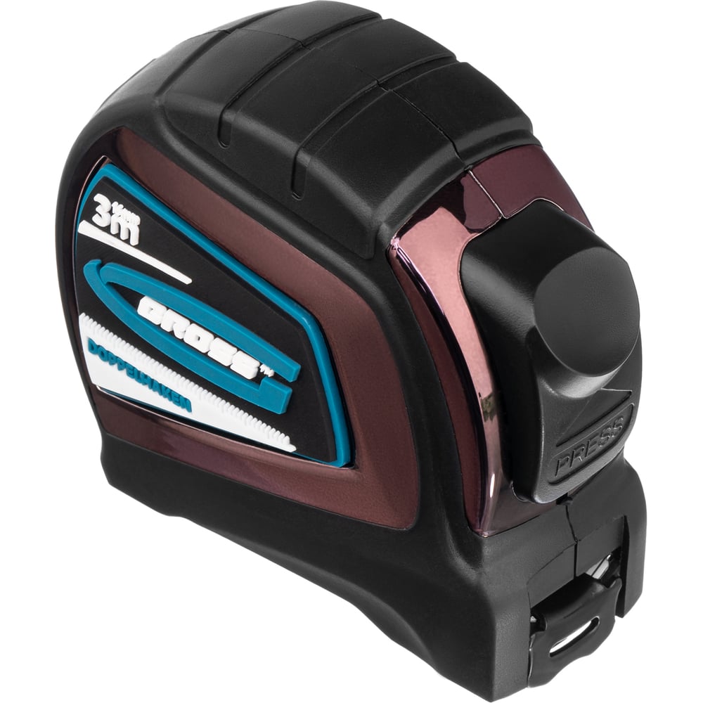 Рулетка GROSS Doppelhaken 3м x 16мм, односторонний зацеп, нейлон ...