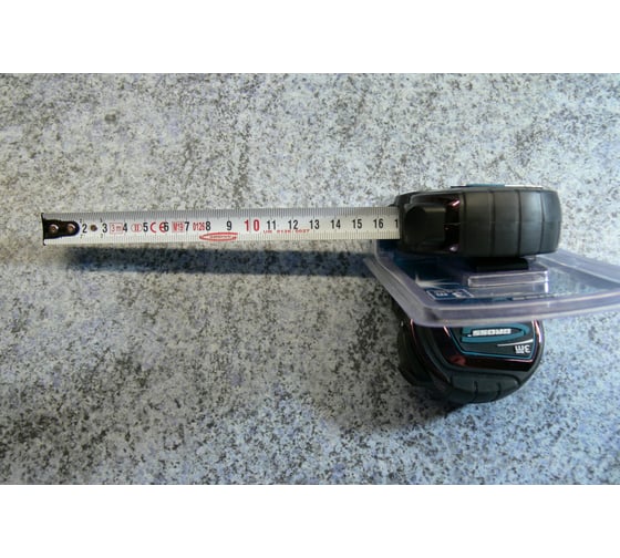 Рулетка GROSS Doppelhaken 3м x 16мм, односторонний зацеп, нейлон ...