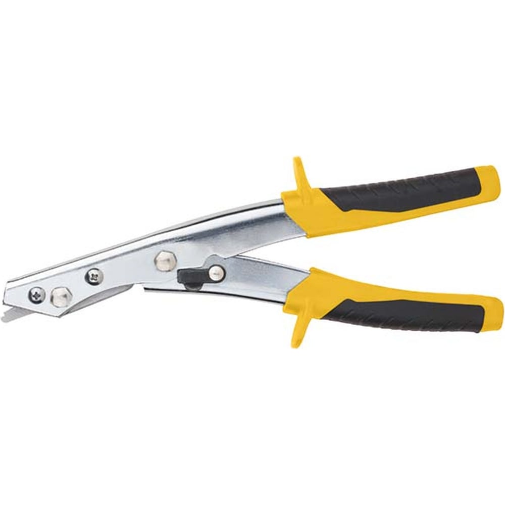 Просечные ножницы по металлу FIT Профи усиленные лезвия, прорезиненные ...