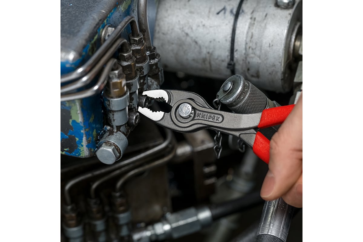 Клещи с фронтальным и боковым захватами Knipex TwinGrip зев 3-16 мм, L ...