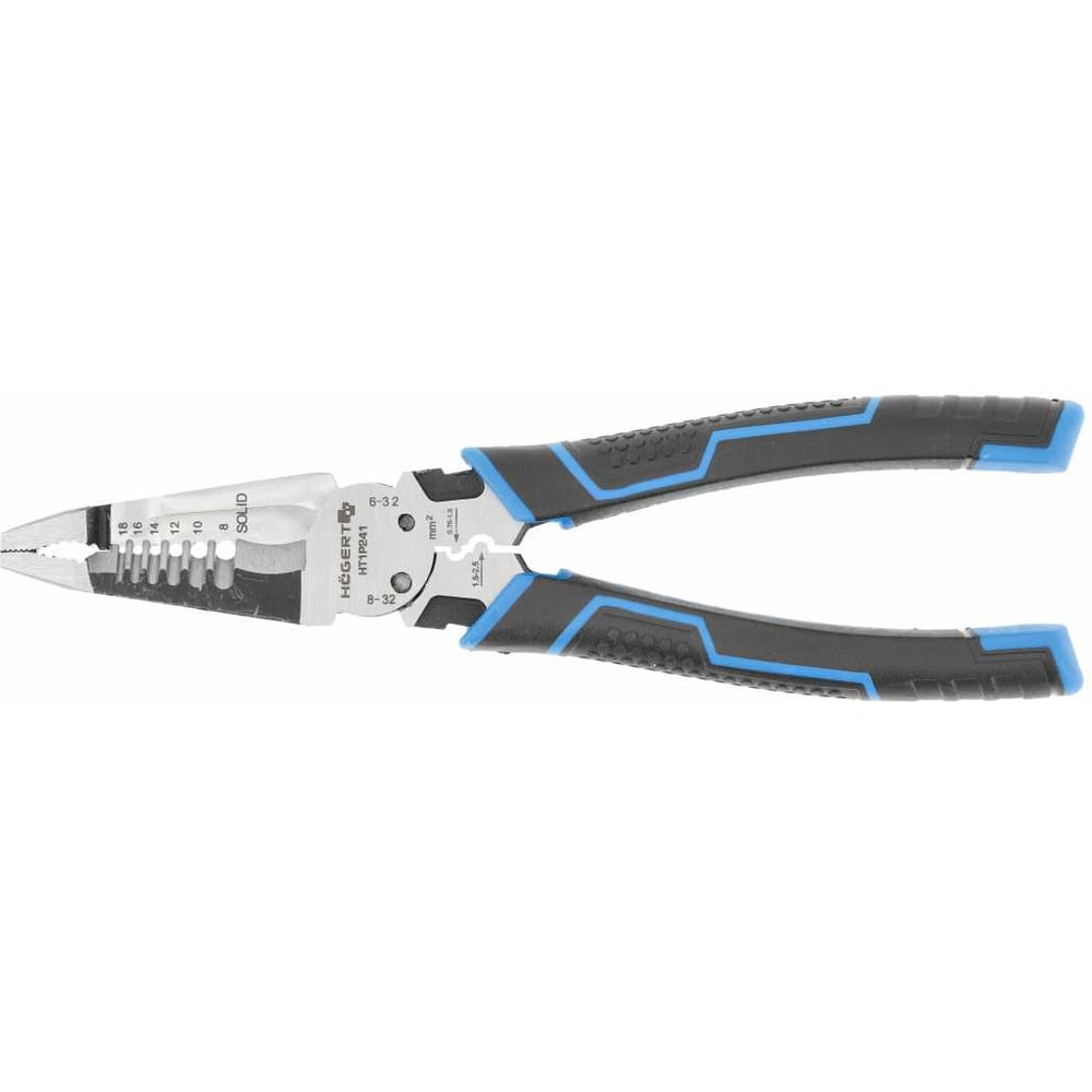 Многофункциональные удлиненные плоскогубцы HOEGERT TECHNIK 200 мм HT1P241 - выгодная цена ...