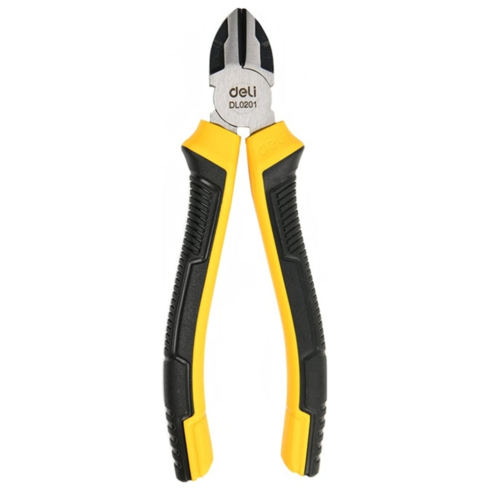 Диагональные бокорезы DELI 160мм DL0201 двухкомпонентная прорезиненная ...