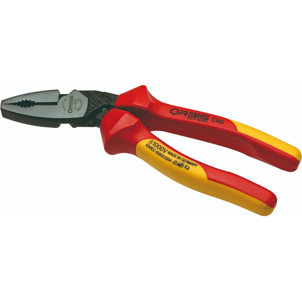 Пассатижи L=190мм 1000V OrbisWill EvoPlus C60 pro VDE 21-410/40RV - выгодная цена, отзывы ...
