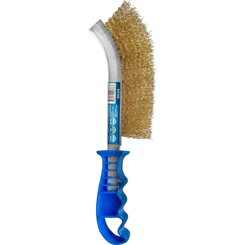 Корщетка латунированная с пластиковой ручкой vertextools 1212-240 ...