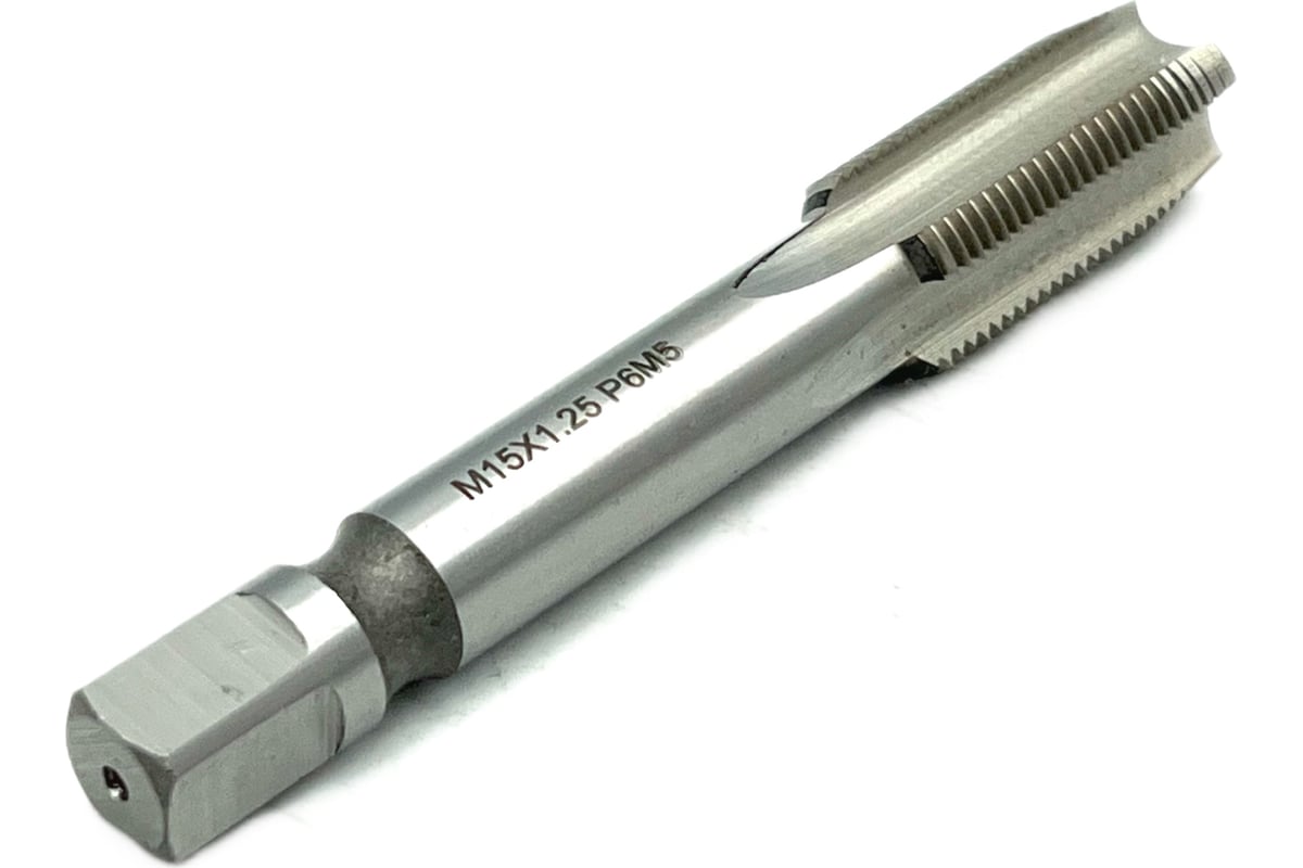 Машинно-ручной метчик TORNERI М15х1.25 Р6М5 для сквозных отверстий ...
