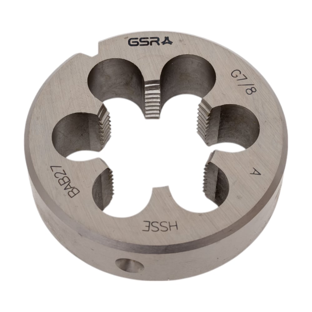 Плашка круглая GSR DIN EN 24231 (DIN 5158) B HSSE BSP 7/8 B00458140 ...