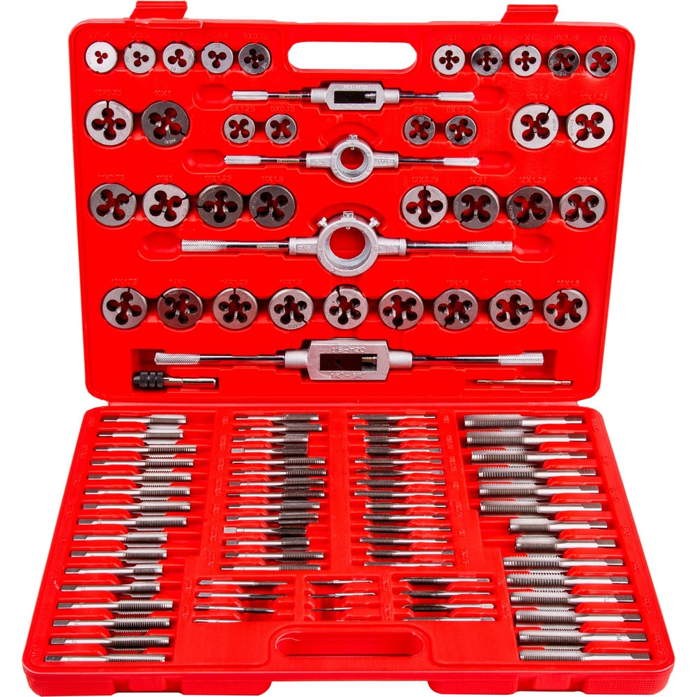 Набор метчиков и плашек метрический MARSHALL 110 предметов MR2556 - выгодная цена, отзывы ...