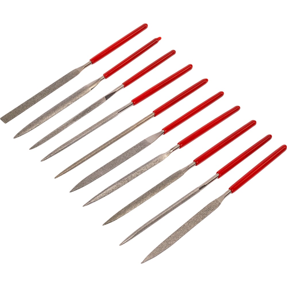 Набор алмазных надфилей VIRA 140x70 мм 10 шт 822013 - выгодная цена ...