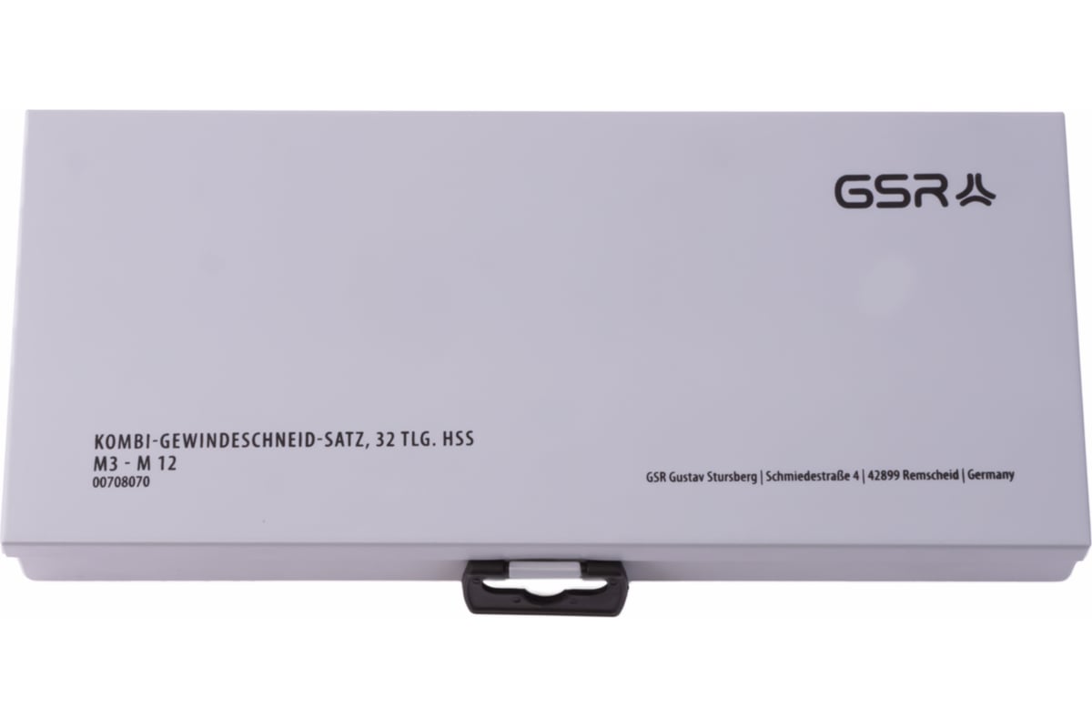 Набор ручных метчиков и плашек GSR 25х9 M3-M12 HSSG 32 предмета 00708070 - выгодная цена, отзывы ...