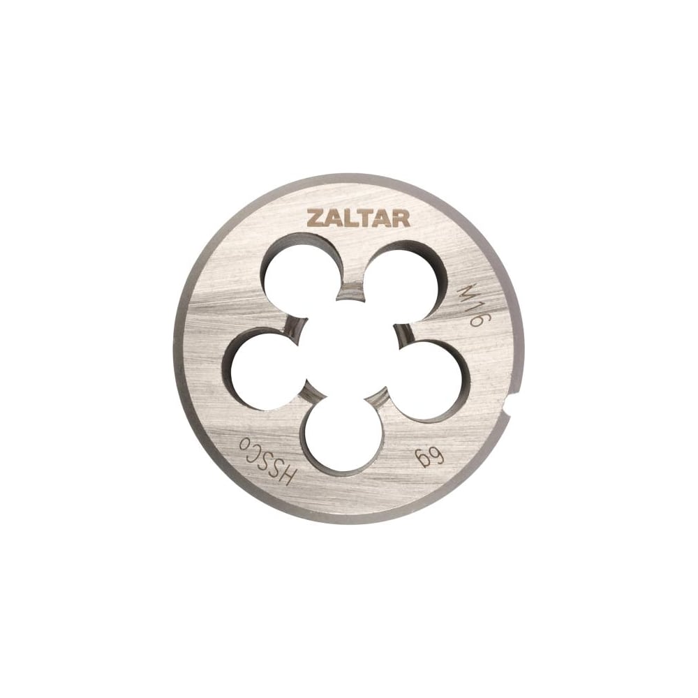 Плашка круглая резьбонарезная ZALTAR HSS-E, DIN 223, M16x2.0 ZA-03809 ...