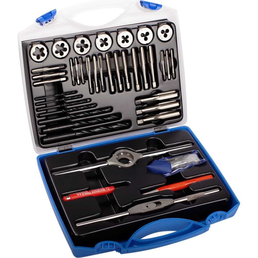 Набор метчиков и плашек Bucovice Tools M3-M12 40 предметов HSS 360120 - выгодная цена, отзывы ...