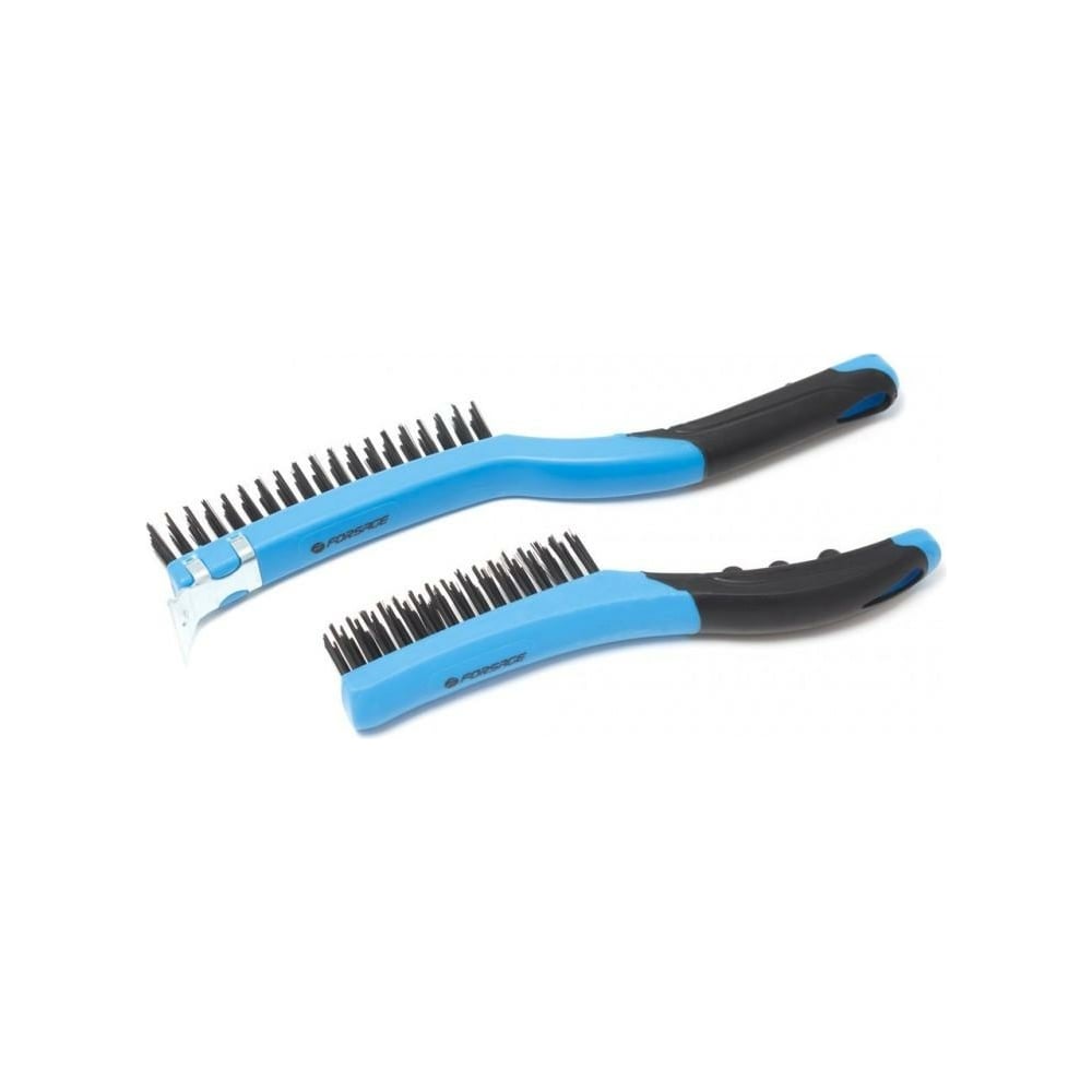 Набор щеток по металлу Forsage в пластиковом корпусе, с прорезиненными ...