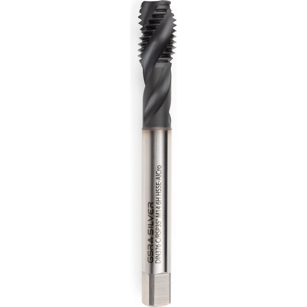 Машинный метчик GSR DIN376 С/RSP35 HSSE-AlCro M18 Silver B09015280 ...
