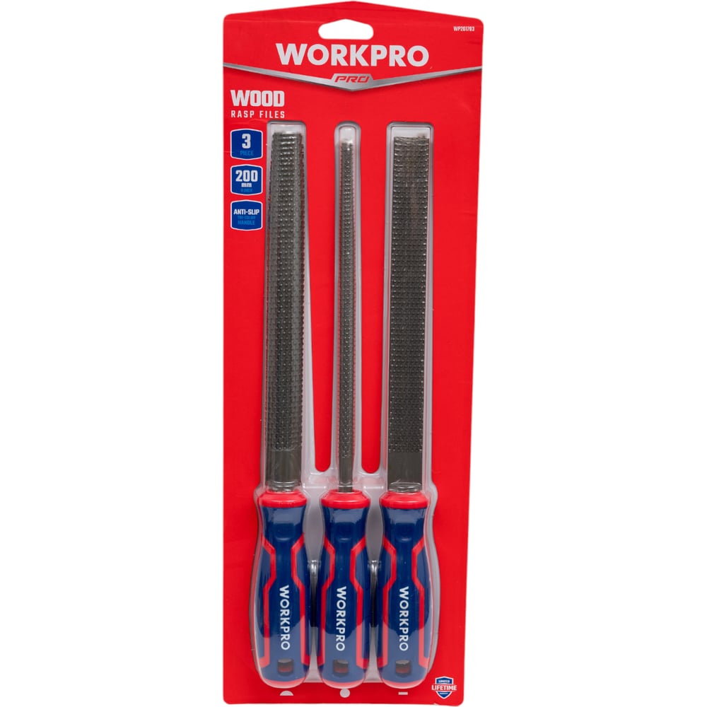 Набор напильников по дереву WORKPRO 200 мм, 3 шт. WP201703 - выгодная цена, отзывы ...