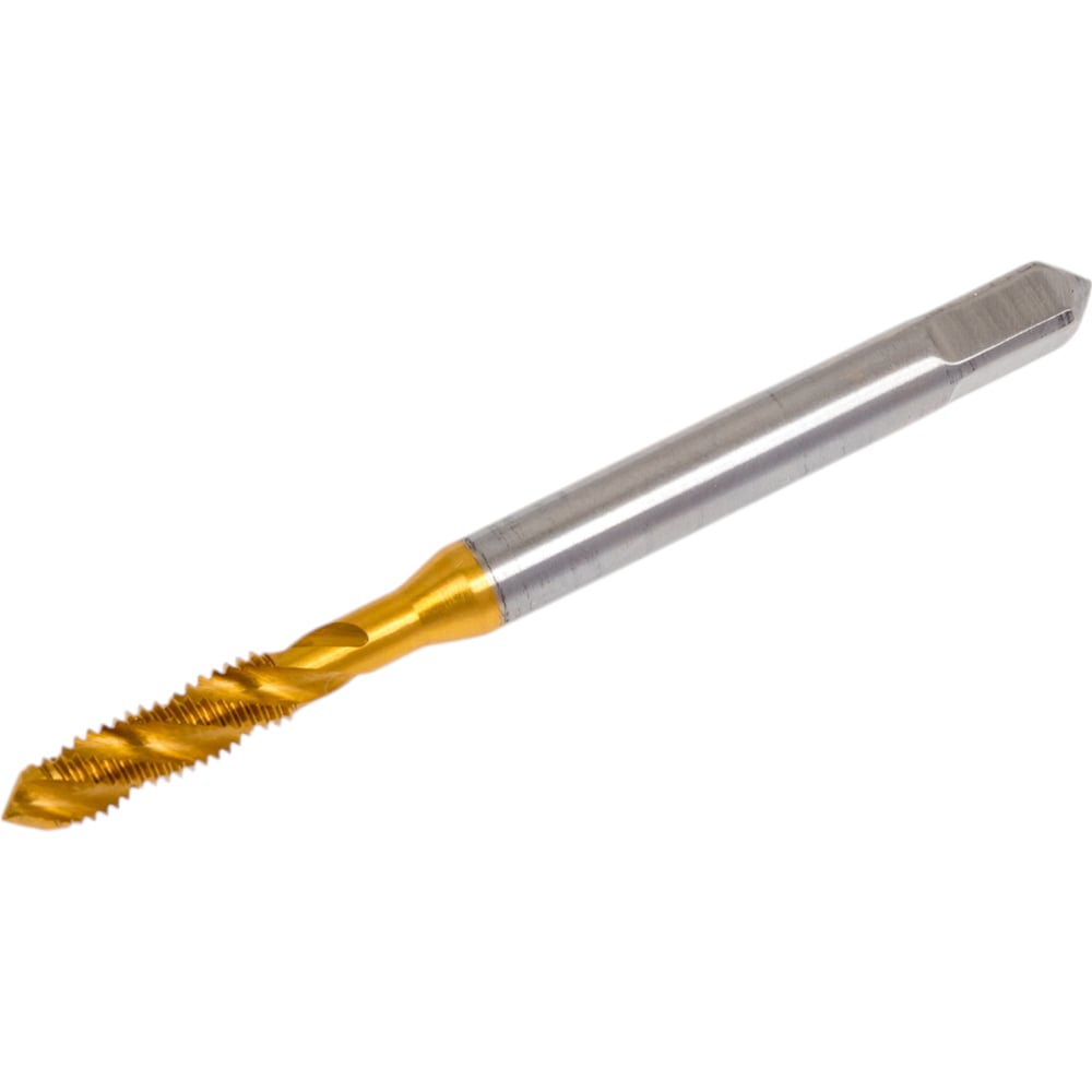 Метчик Partner M5х0.8 HSSE, DIN371, спиральная канавка, Н6, TiN 315050 ...