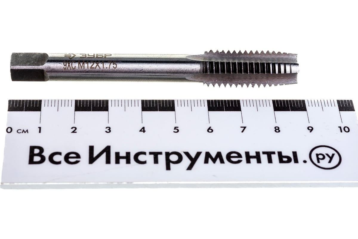 Метчик М12 x 1.75 ЗУБР Мастер 4-28002-12-1.75 - выгодная цена, отзывы ...