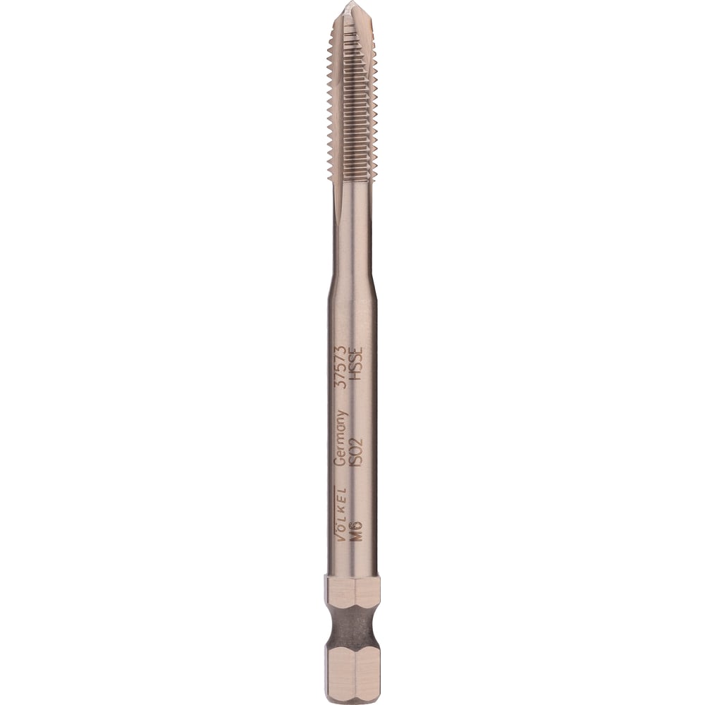 Машинный метчик VOELKEL М6 шаг 1.0мм HSSE DIN371 V37573 - выгодная цена ...