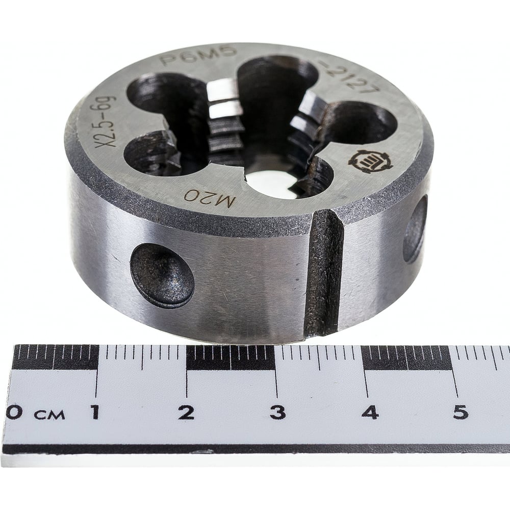 Плашка ООО "ТМТ ГРУПП" М20х2.5 Р6М5 6g 137181 - выгодная цена, отзывы ...