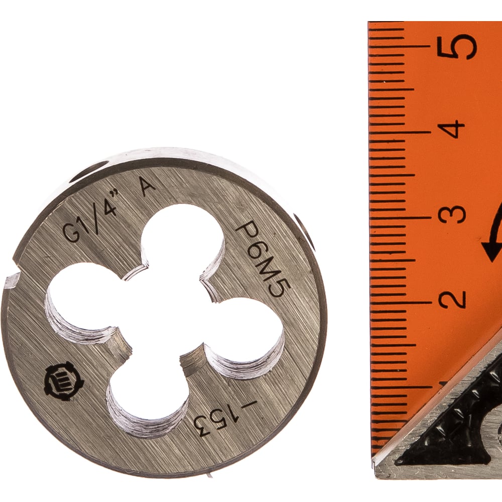 Плашка, трубная цилиндрическая G 1/4 дюйма Р6М5 ТМ Туламаш 143399 ...
