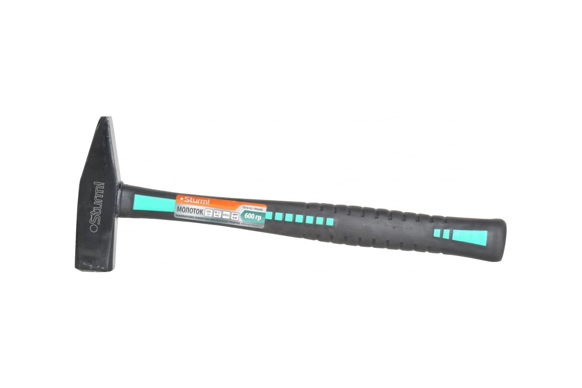 Молоток Sturm 600 г полностью обрезиненная рукоятка 1010-02-FR0600 ...