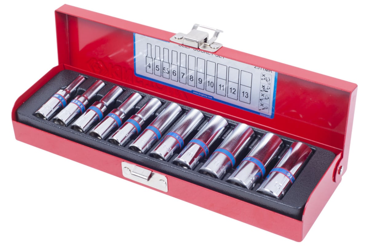 Ложемент для набора глубоких торцевых головок 2511MR, 2510SR, PVC KING ...
