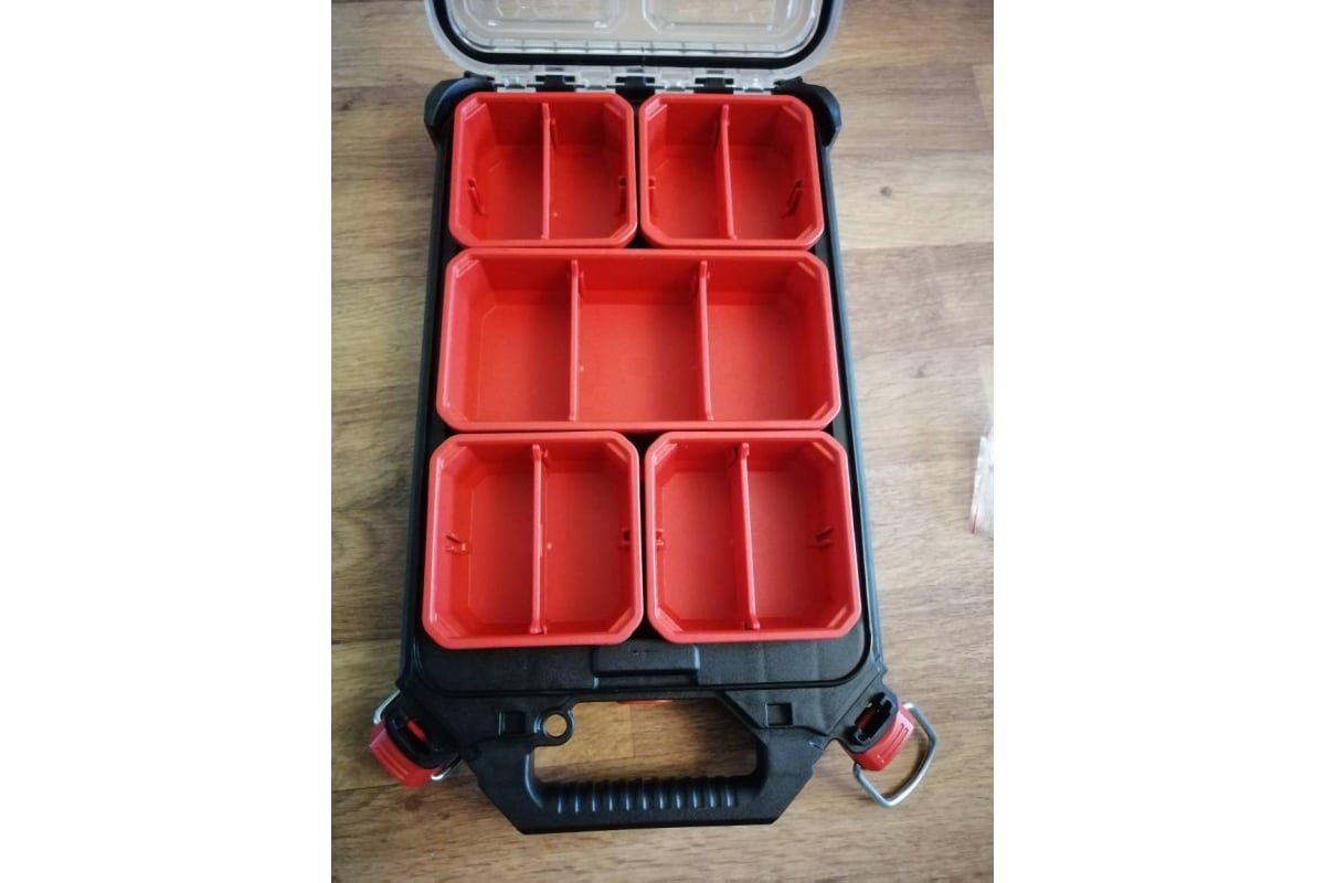 Тонкий компактный органайзер Milwaukee PACKOUT 4932471065 - выгодная ...